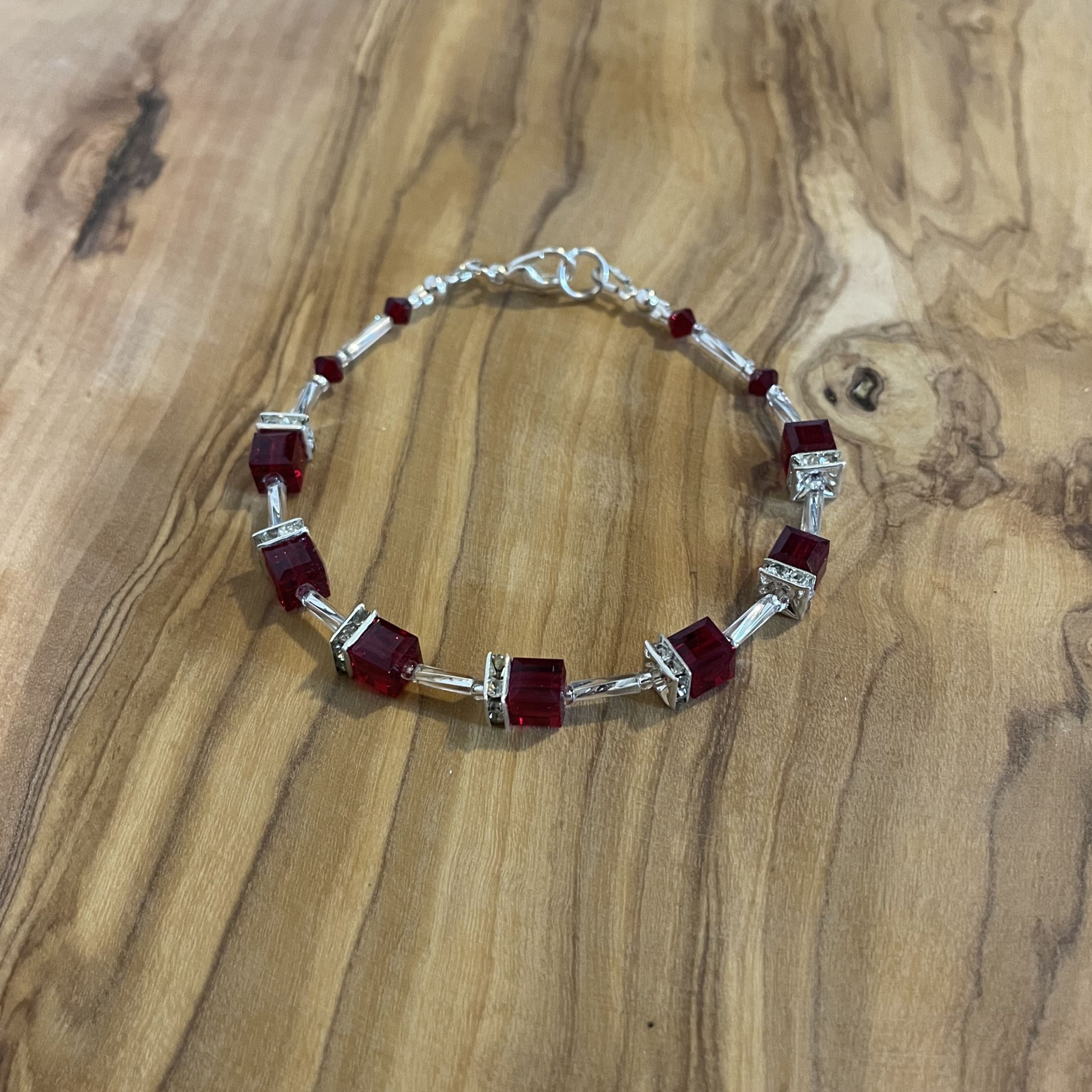 Red Crystal Bracelet – The Nook Tenby