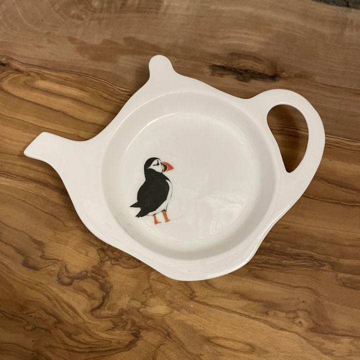 Puffin Tea Bag Dish – The Nook Tenby