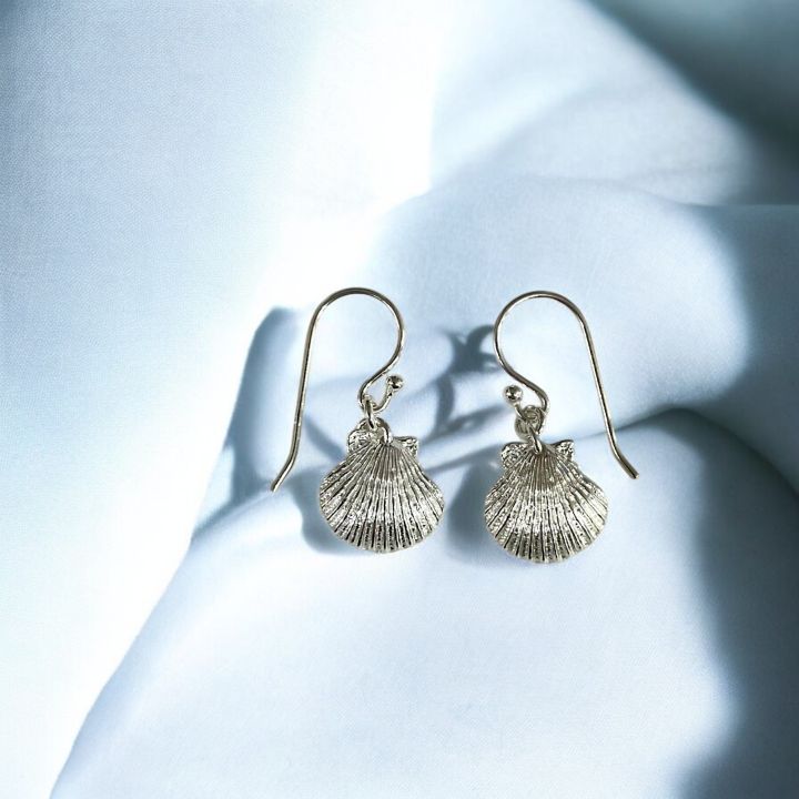 Scallop Shell Earrings – The Nook Tenby