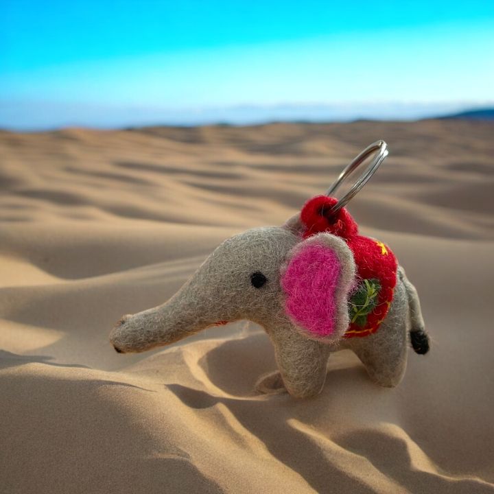 Elsie The Elephant Keyring – The Nook Tenby